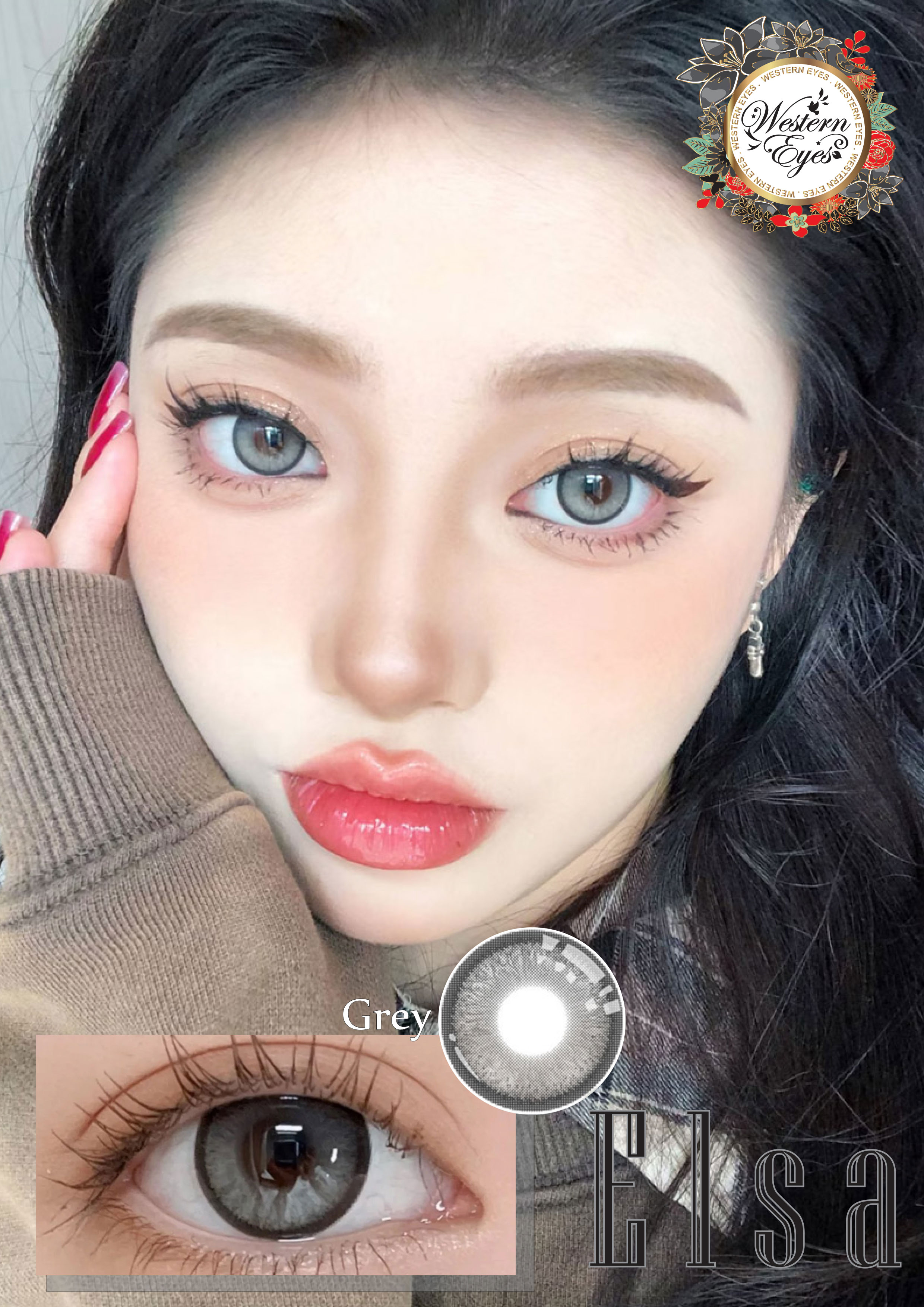 Western Eyes 16mm - Elsa - Grey - Power